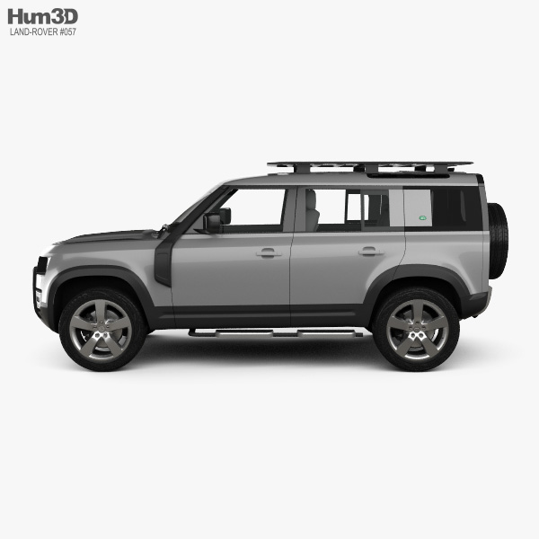 Land Rover Defender 110 Explorer Pack 2023 3D model - Download ...