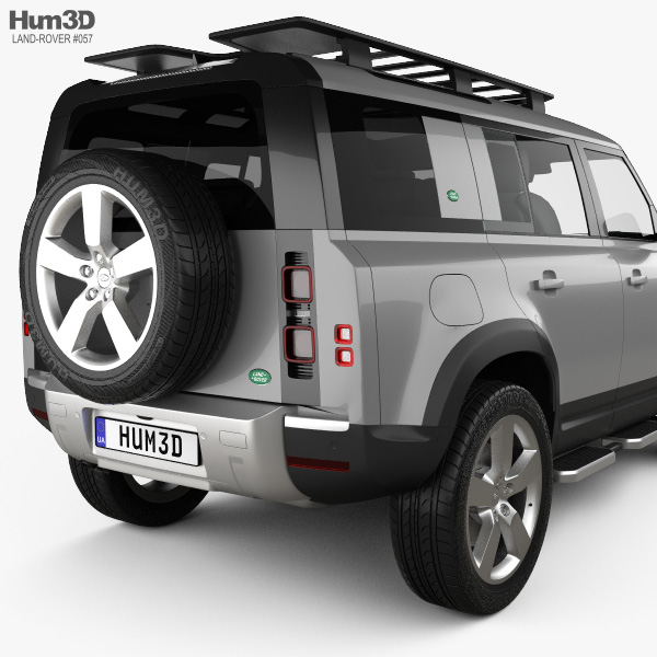Land Rover Defender 110 Explorer Pack 2023 3D model - Download ...