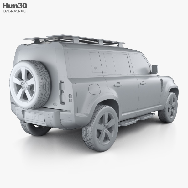 Land Rover Defender 110 Explorer Pack 2023 Modelo 3D - Baixar Crossover ...