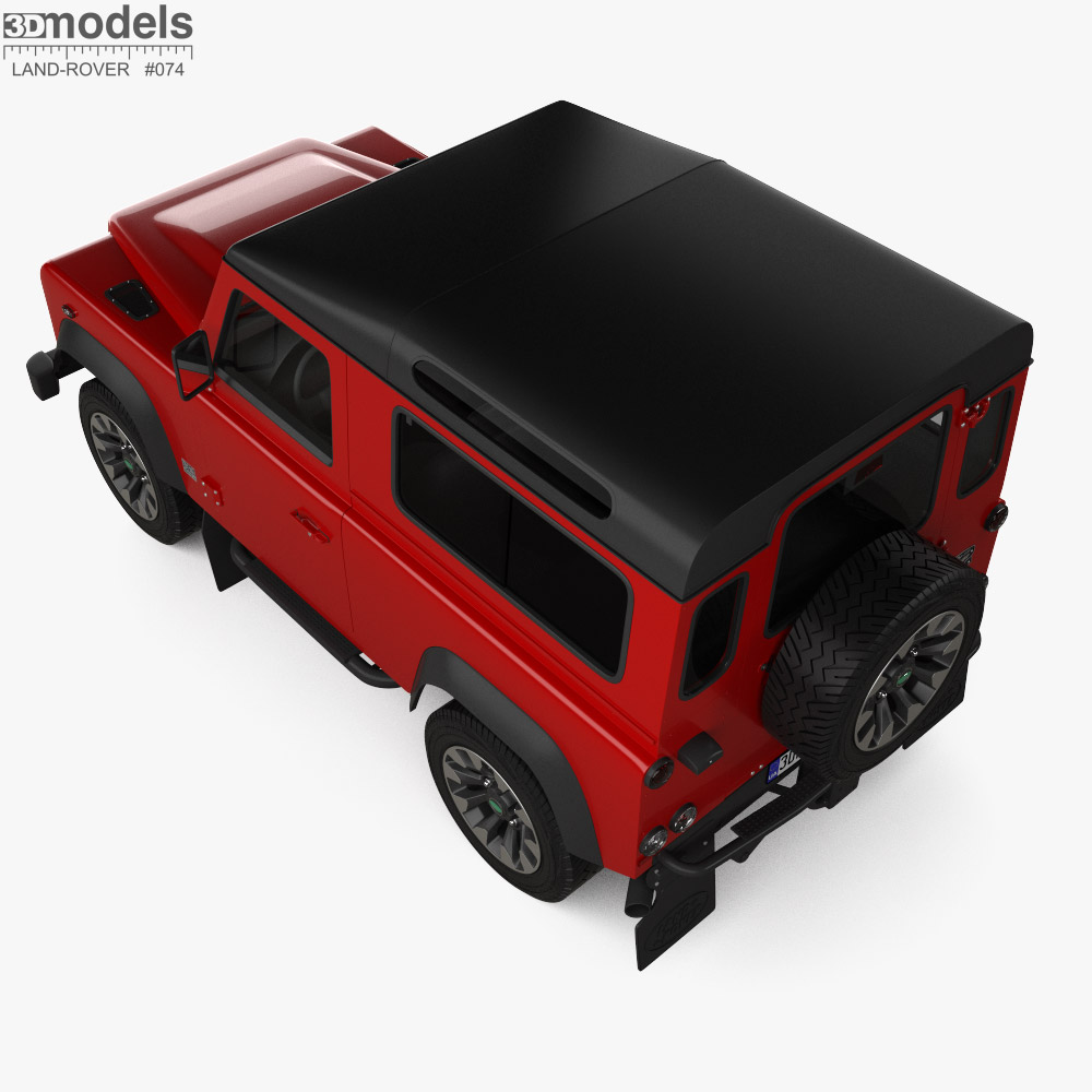 Land Rover Defender 90 Works V8 2021 3D model - Download Crossover SUV ...