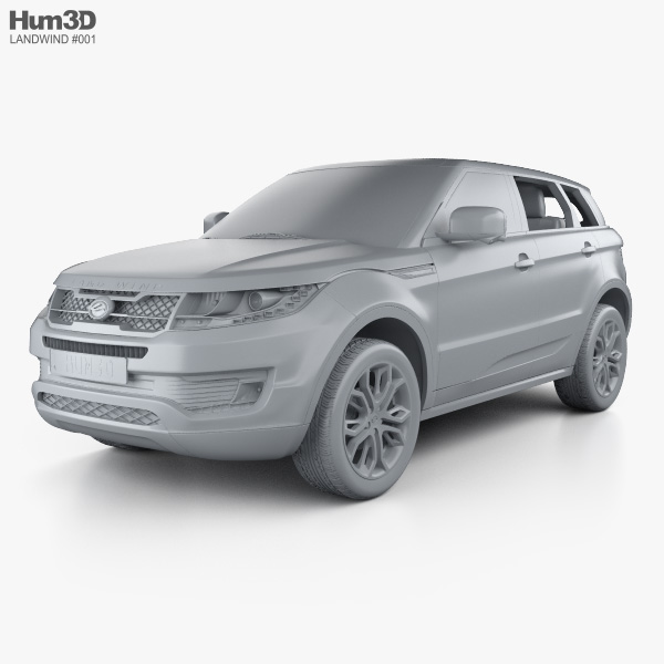 Landwind X7 2018 3D model - Download Crossover SUV on 3DModels.org