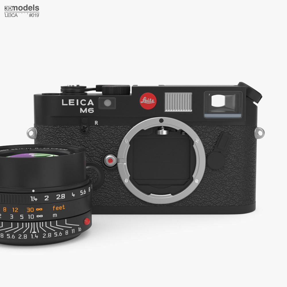 Leica M6 Black 3D model - Download Photo camera on 3DModels.org