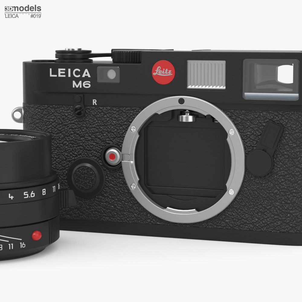 Leica M6 Black 3D model - Download Photo camera on 3DModels.org