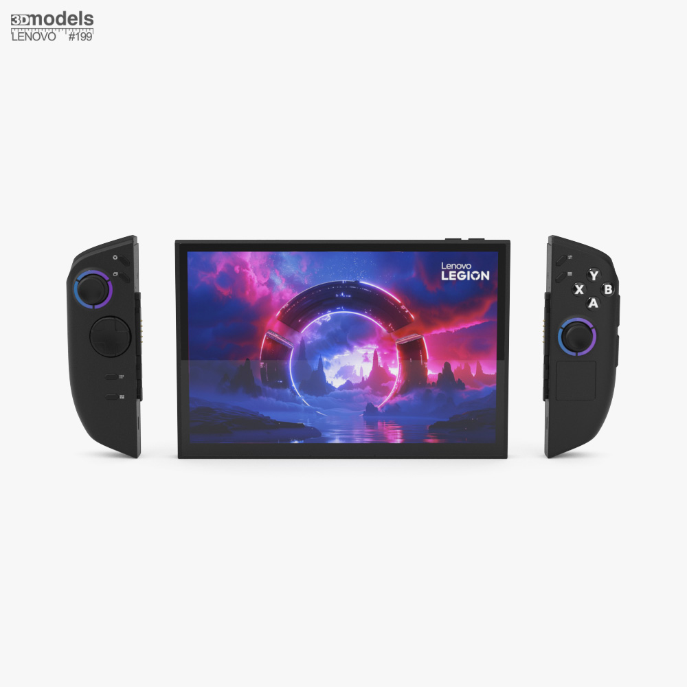 Lenovo Legion Go 2 3D model - Download Game Console on 3DModels.org