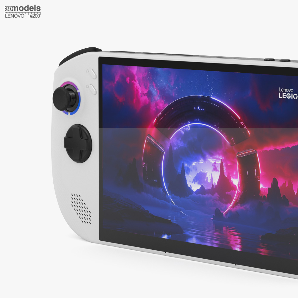Pre-release Lenovo Legion Go S White 3D model - Download Game Console ...