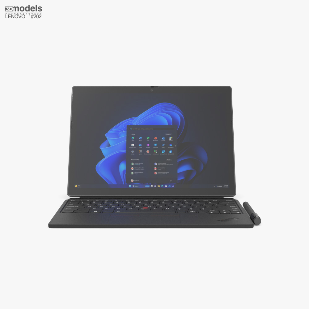 Lenovo Thinkpad X12 Modelo 3D - Descargar Ordenador portátil activado ...
