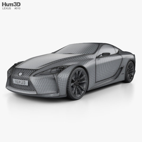 Lexus LF-LC 2015 3D model - Download Sports car on 3DModels.org
