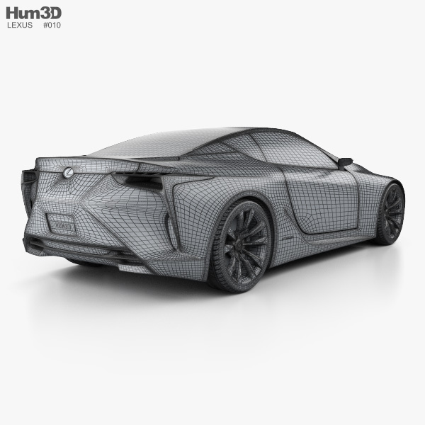 Lexus LF-LC 2015 3D model - Download Sports car on 3DModels.org