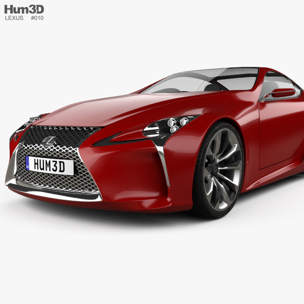 Lexus LF-LC 2015 3D model - Download Sports car on 3DModels.org