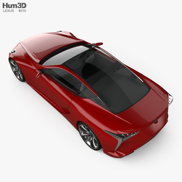 Lexus LF-LC 2015 3D model - Download Sports car on 3DModels.org