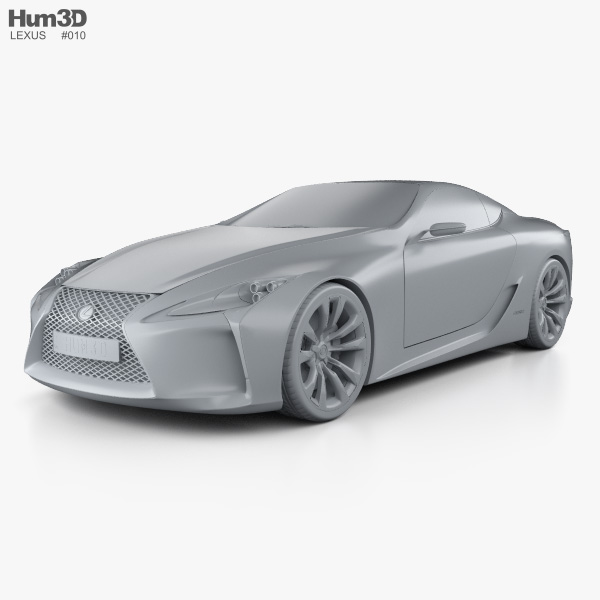 Lexus LF-LC 2015 3D model - Download Sports car on 3DModels.org