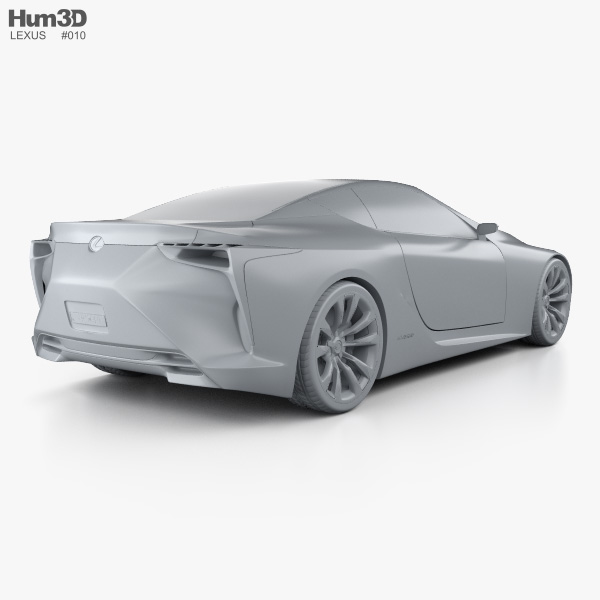 Lexus LF-LC 2015 3D model - Download Sports car on 3DModels.org