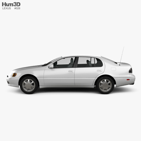 Lexus GS (S140) 1997 3D model - Download Sedan on 3DModels.org