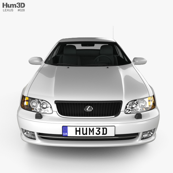 Lexus GS (S140) 1997 3D model - Download Sedan on 3DModels.org