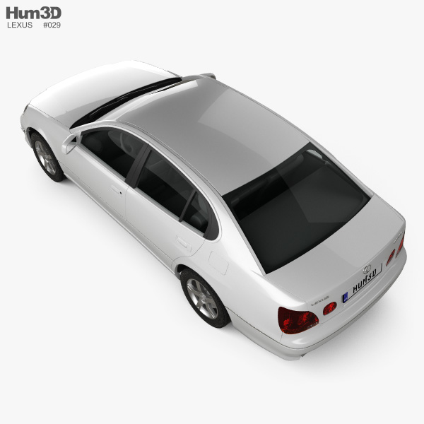 Lexus GS (S160) 2004 3D model - Download Sedan on 3DModels.org