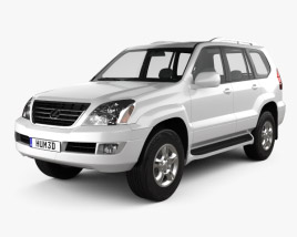 Lexus LX hybrid 2025 3D model - Download Crossover SUV on 3DModels.org