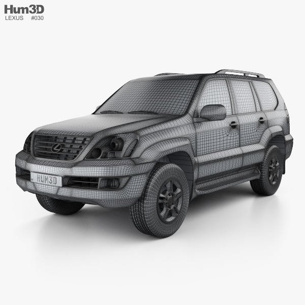 Lexus GX J120 2009 Modelo 3D - Descargar Crossover SUV on 3DModels.org