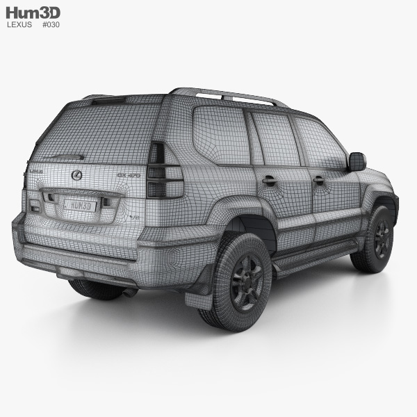 Lexus GX J120 2009 Modelo 3D - Descargar Crossover SUV on 3DModels.org