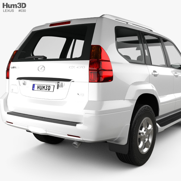 Lexus GX (J120) 2009 3D model - Download Crossover SUV on 3DModels.org