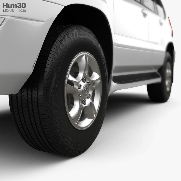 Lexus GX J120 2009 Modelo 3D - Descargar Crossover SUV on 3DModels.org