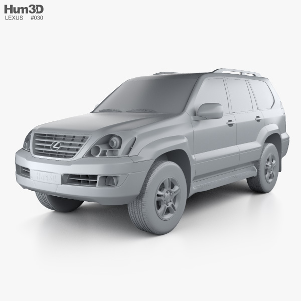 Lexus GX J120 2009 Modelo 3D - Descargar Crossover SUV on 3DModels.org