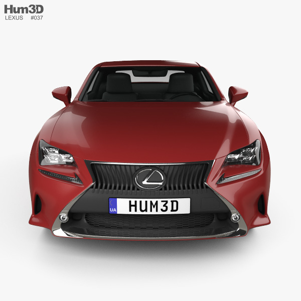 Lexus RC 2017 3D model - Download Sports car on 3DModels.org