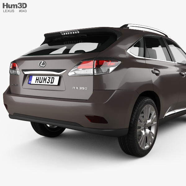 Lexus RX 2015 3D model - Download Crossover SUV on 3DModels.org
