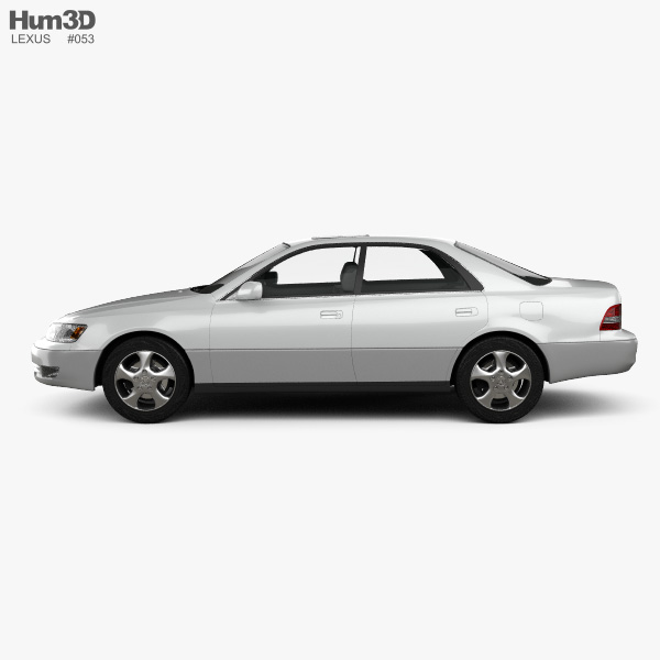 Lexus ES 2001 3D model - Download Sedan on 3DModels.org
