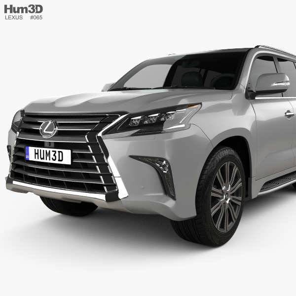 Lexus LX 2021 3D model - Download Crossover SUV on 3DModels.org