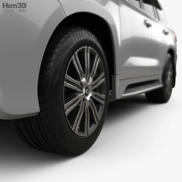 Lexus LX 2021 3D model - Download Crossover SUV on 3DModels.org