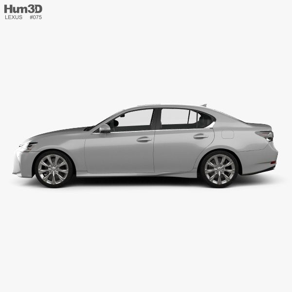 Lexus GS 350 2018 3D model - Download Sedan on 3DModels.org