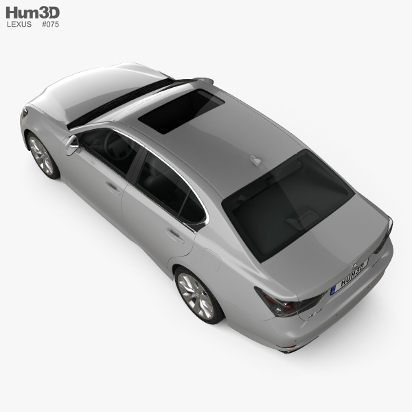 Lexus GS 350 2018 3D model - Download Sedan on 3DModels.org