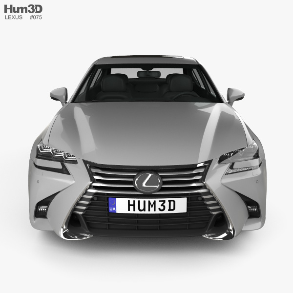 Lexus GS 350 2018 3D model - Download Sedan on 3DModels.org