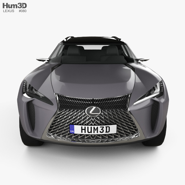 Lexus UX 컨셉트 카 2017 3D 모델 - 다운로드 Crossover SUV on 3DModels.org
