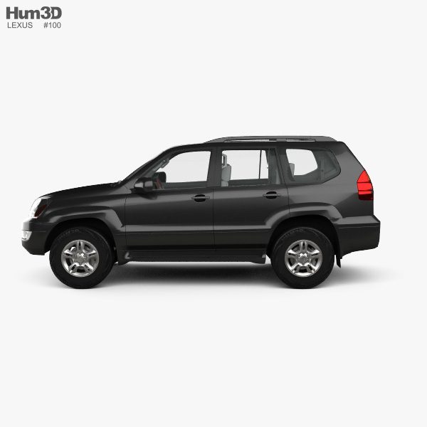 Lexus GX with HQ interior 2009 3D model - Download Crossover SUV on ...