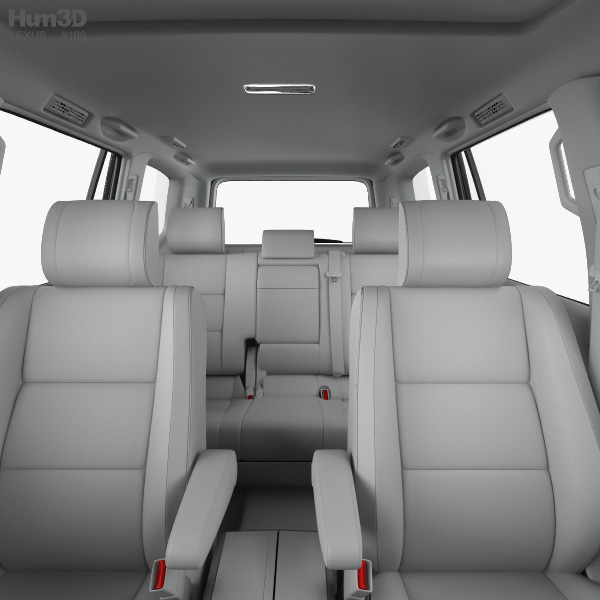 Lexus GX with HQ interior 2009 3D model - Download Crossover SUV on ...