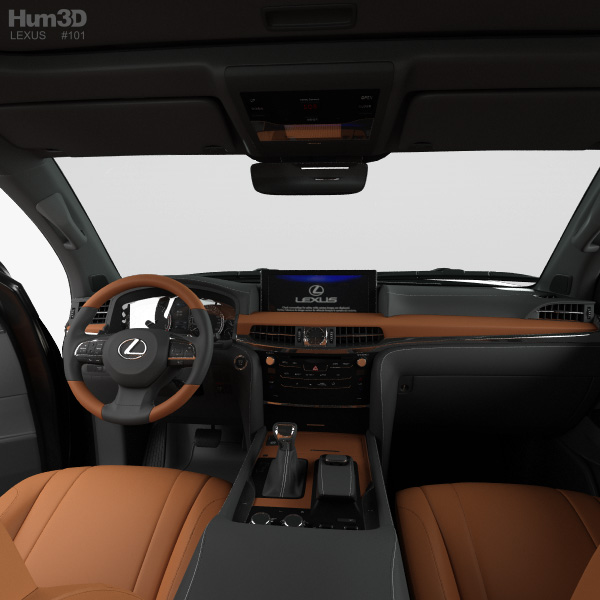 Lexus LX con interior 2019 Modelo 3D - Descargar Crossover SUV activado ...
