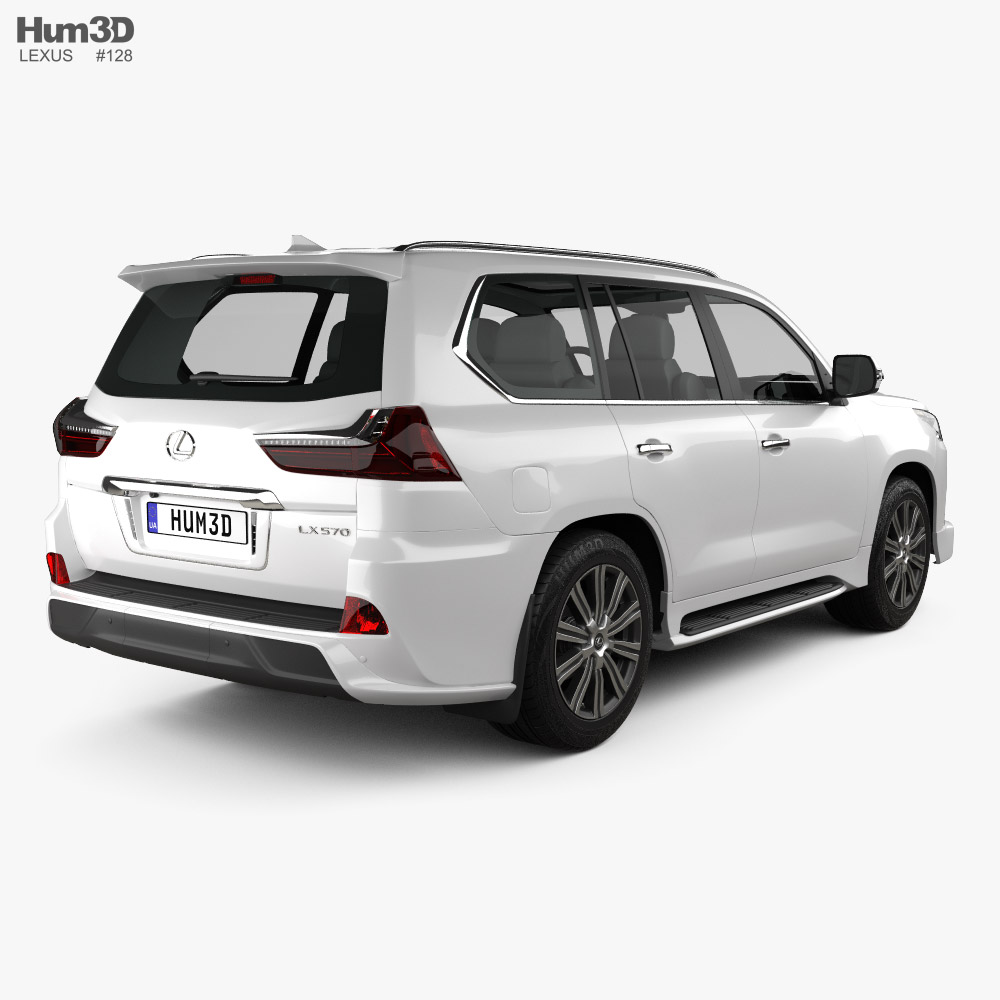Lexus LX Sport Package US-spec 2021 3D model - Download Crossover SUV ...