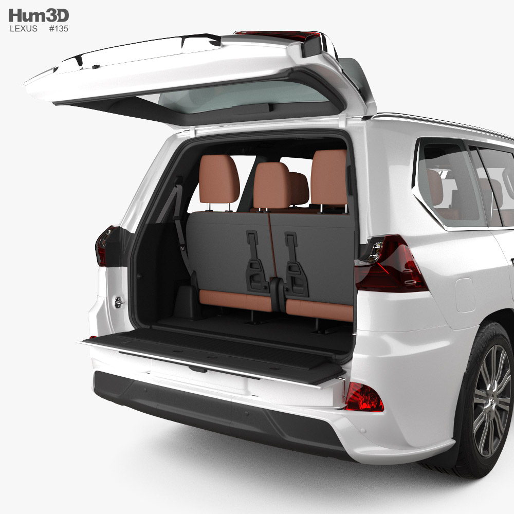 Lexus LX Sport Package US-spec with HQ interior 2022 3D model ...