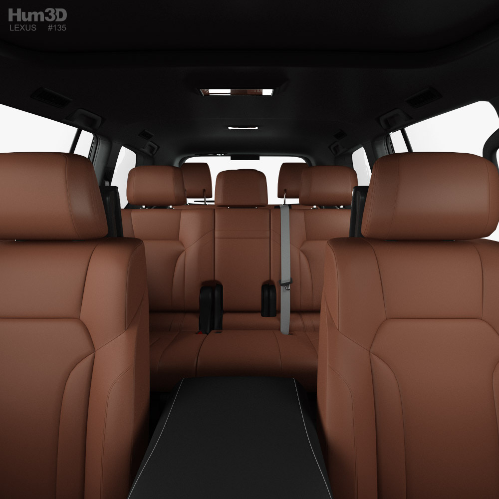 Lexus LX Sport Package US-spec with HQ interior 2022 3D model ...