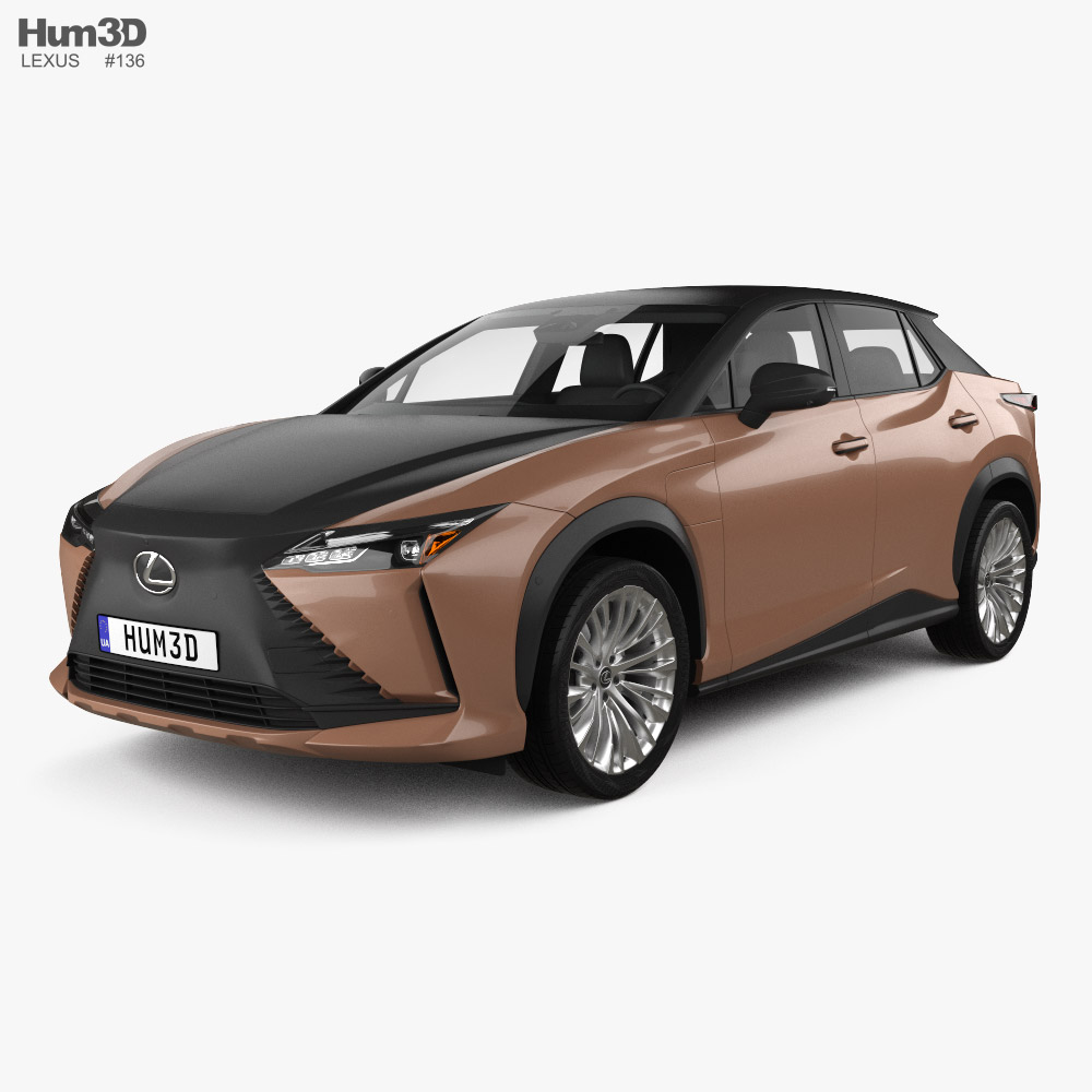Lexus RZ 450e 2025 3D model - Download Crossover SUV on 3DModels.org