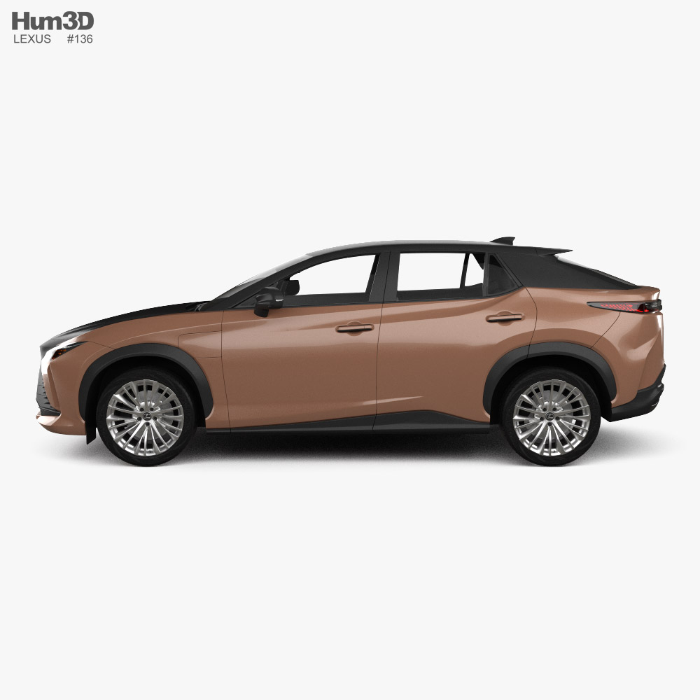 Lexus RZ 450e 2025 3D model - Download Crossover SUV on 3DModels.org