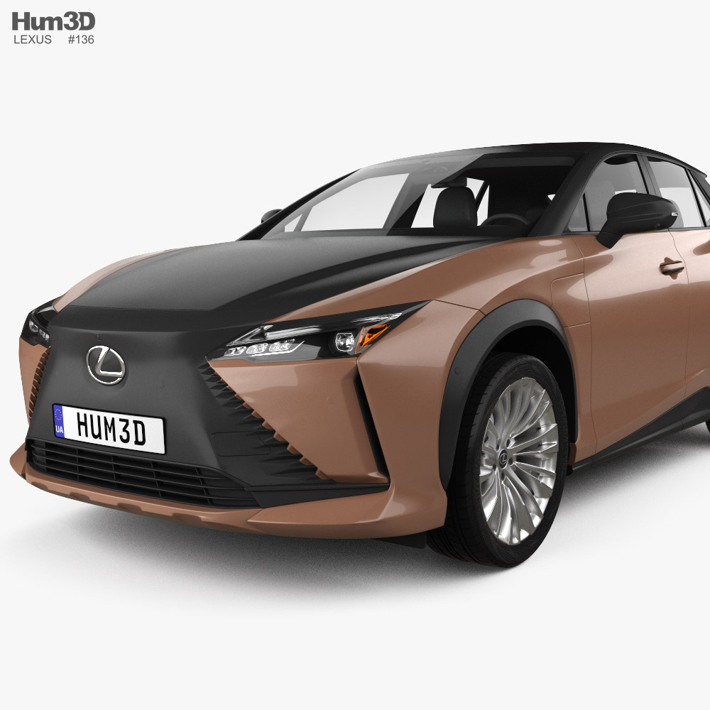 Lexus RZ 450e 2025 3D model - Download Crossover SUV on 3DModels.org
