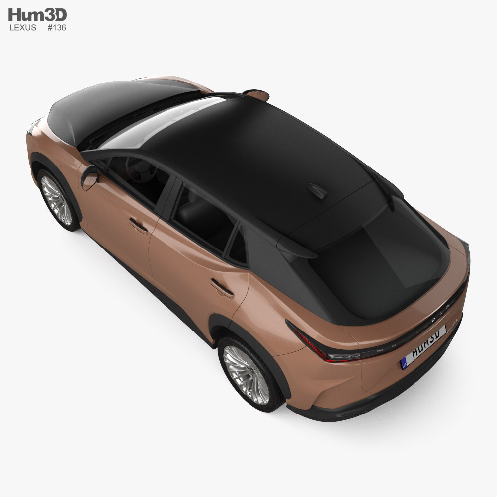 Lexus RZ 450e 2025 3D model - Download Crossover SUV on 3DModels.org
