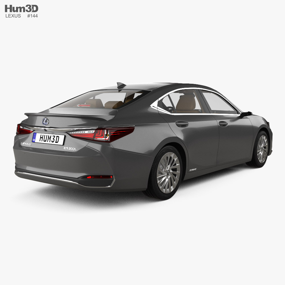 Lexus ES 하이브리드 인테리어 가 있는 2024 3D 모델 - 다운로드 Sedan on 3DModels.org