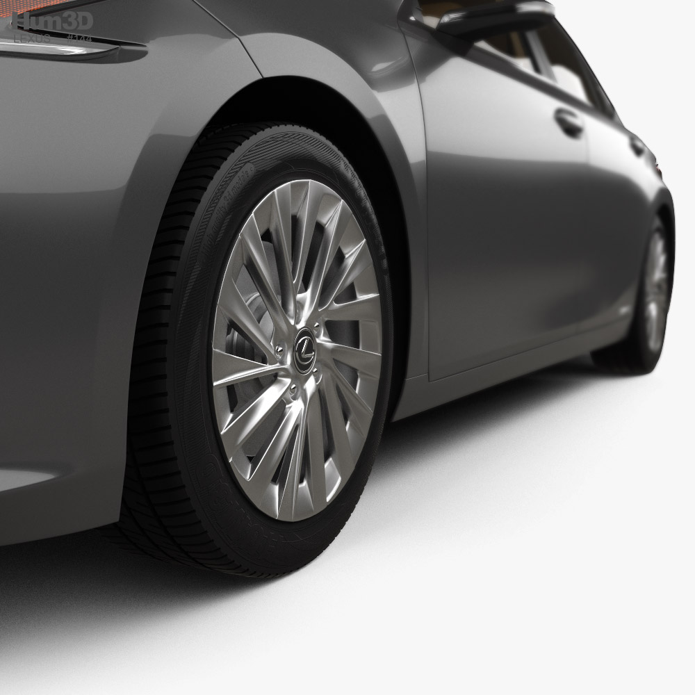 Lexus ES hybrid with HQ interior 2024 3D model - Download Sedan on ...