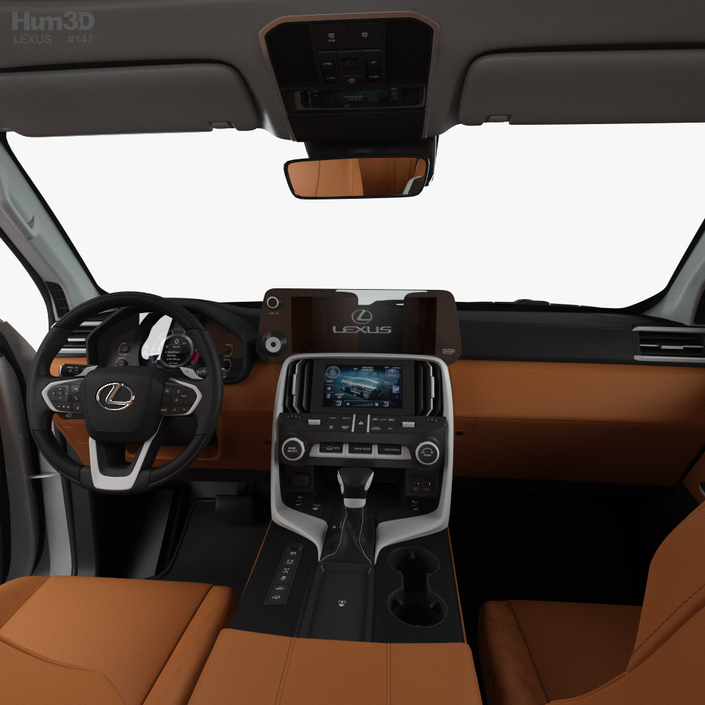 Lexus LX Luxury con interior 2025 Modelo 3D - Descargar Crossover SUV ...