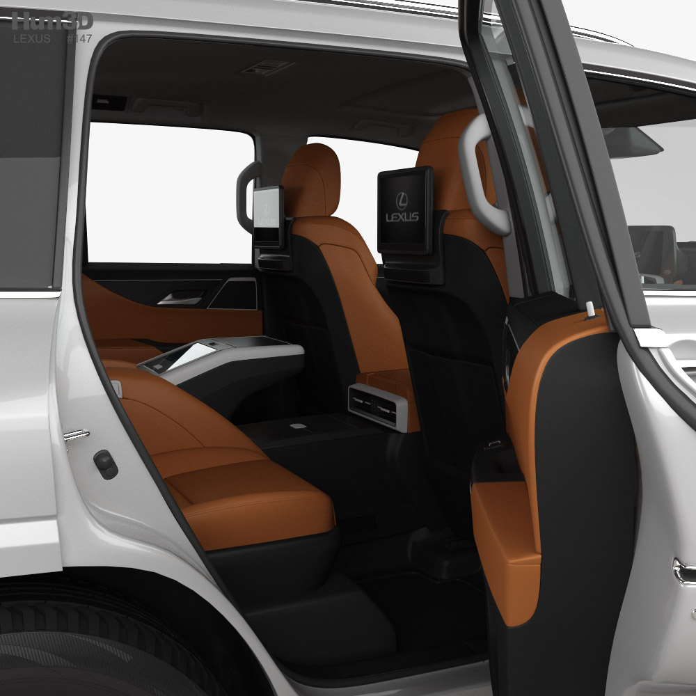 Lexus LX Luxury con interior 2025 Modelo 3D - Descargar Crossover SUV ...