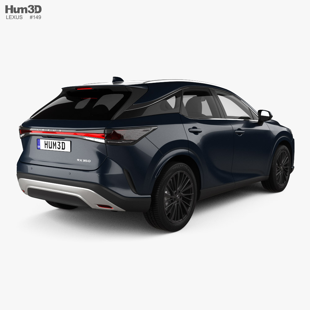 Lexus RX Premium 2025 3D model - Download Crossover SUV on 3DModels.org