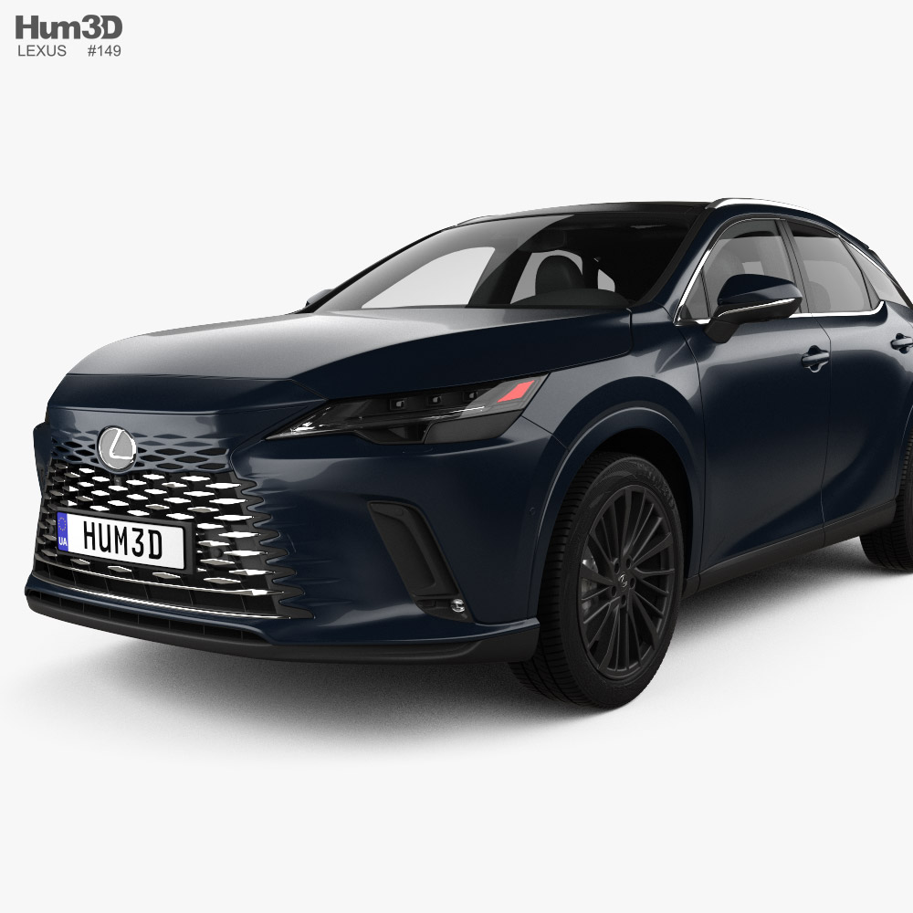 Lexus RX Premium 2025 3D model - Download Crossover SUV on 3DModels.org